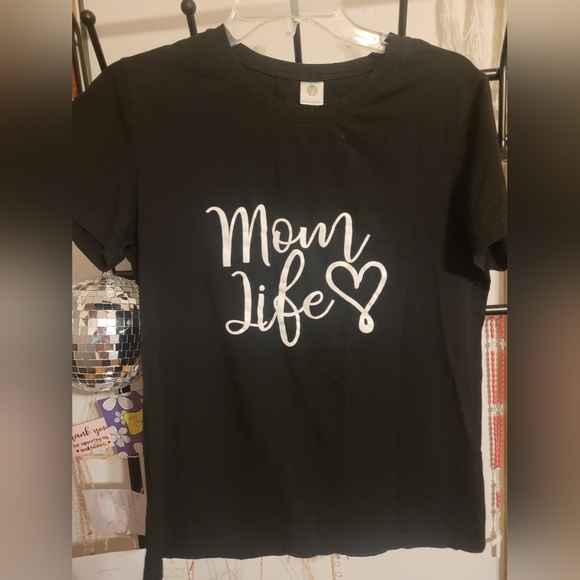 "Y" from Amazon | Tops | Large Mom Life Graphic Tee | Poshmark